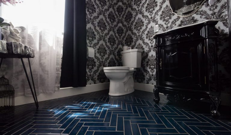 Should You Tile Around a Toilet or Under It? - This Must Be Home